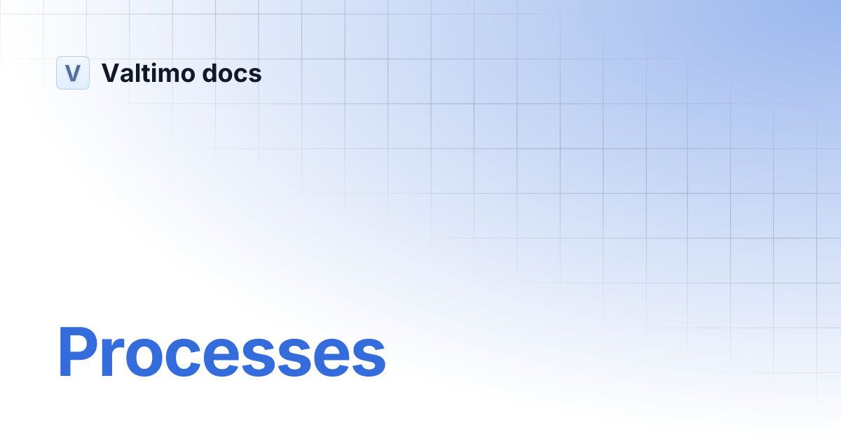 Process | Valtimo docs